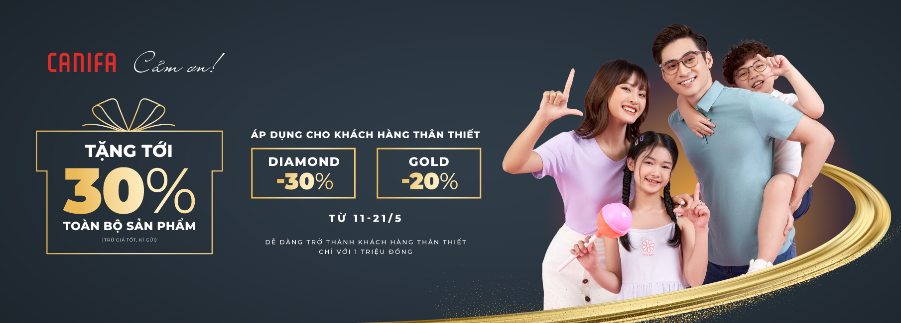 Canifa cảm ơn